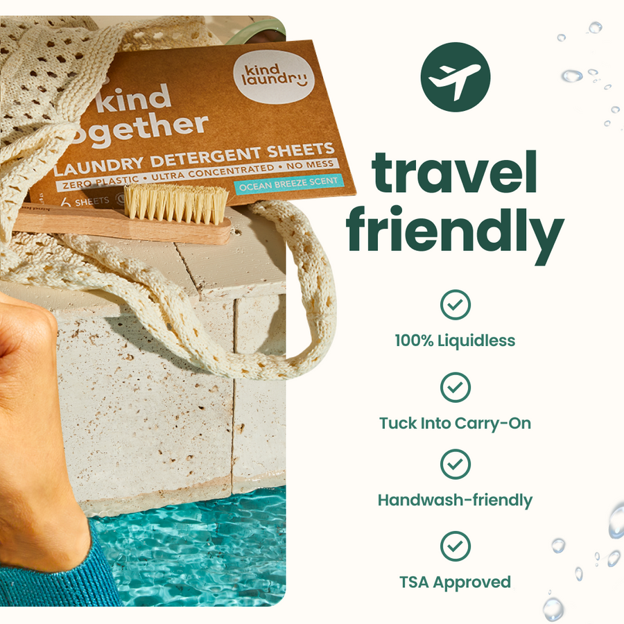 Eco-Friendly Laundry Detergent Sheets - Ocean Breeze (6 boxes) | Kind ...