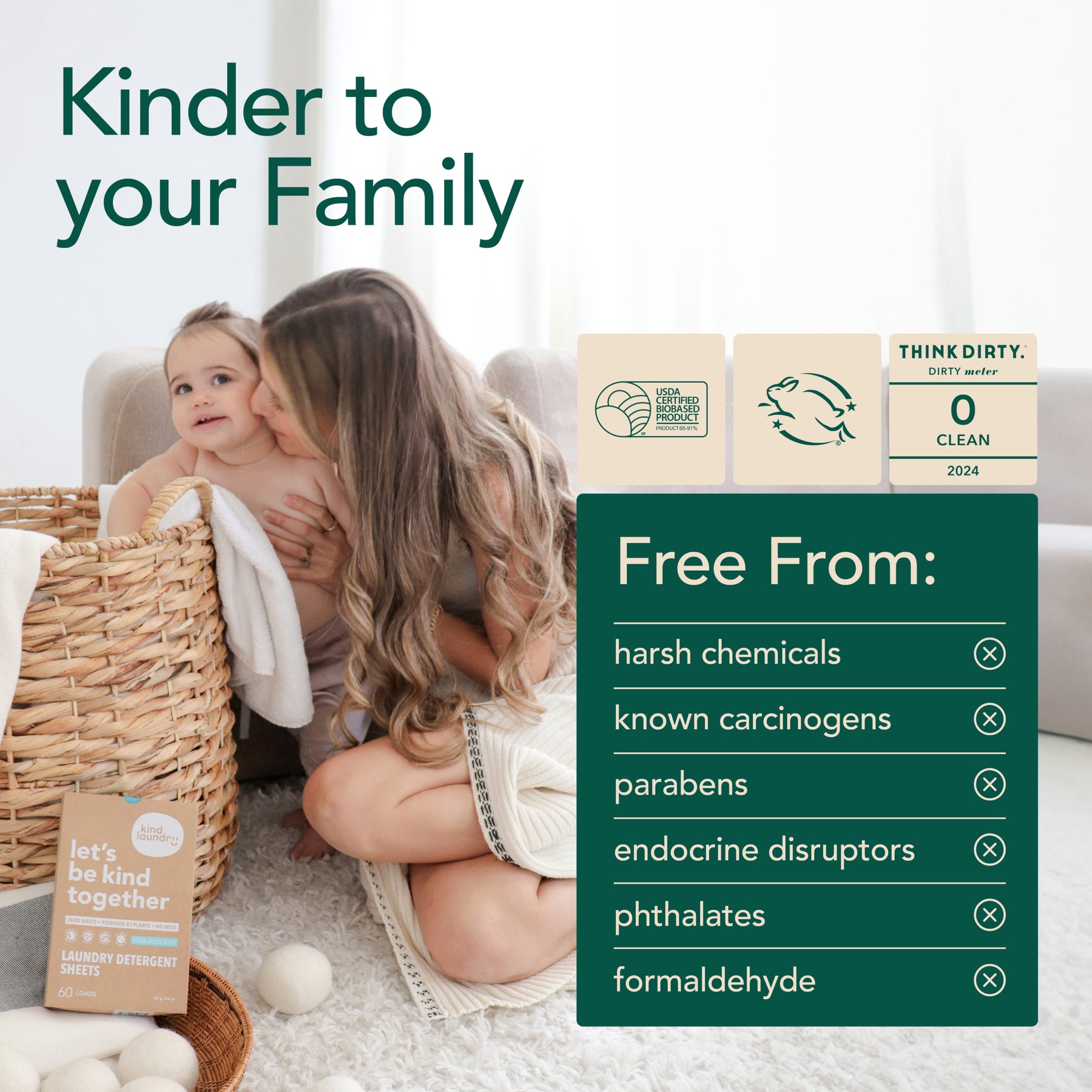 Eco-Friendly Laundry Detergent Sheets - Ocean Breeze (6 boxes) | Kind ...