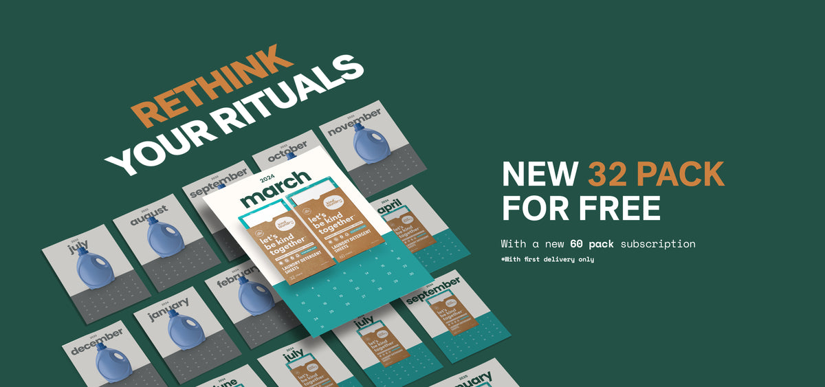 Rethink Your Rituals - Get New 32-Pack Detergent Sheet For FREE | Kind ...